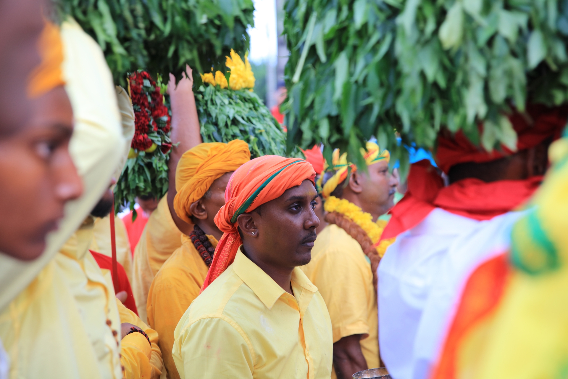 Les traditionnelles marches sur le feu - Saint-andré