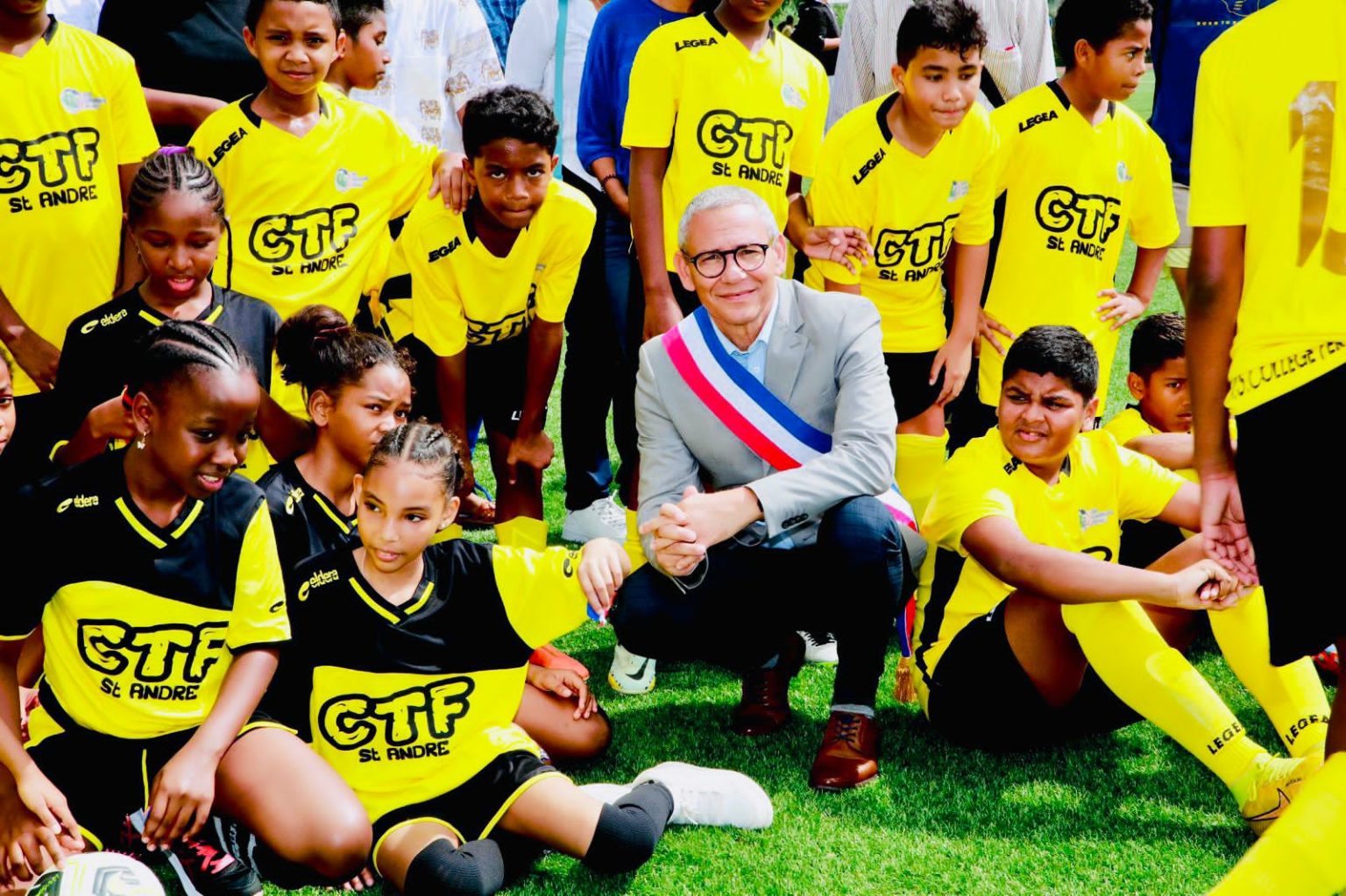 INAUGURATION DU TERRAIN SYNTHÉTIQUE ÉCOLOGIQUE DE FAYARD - Saint-andré
